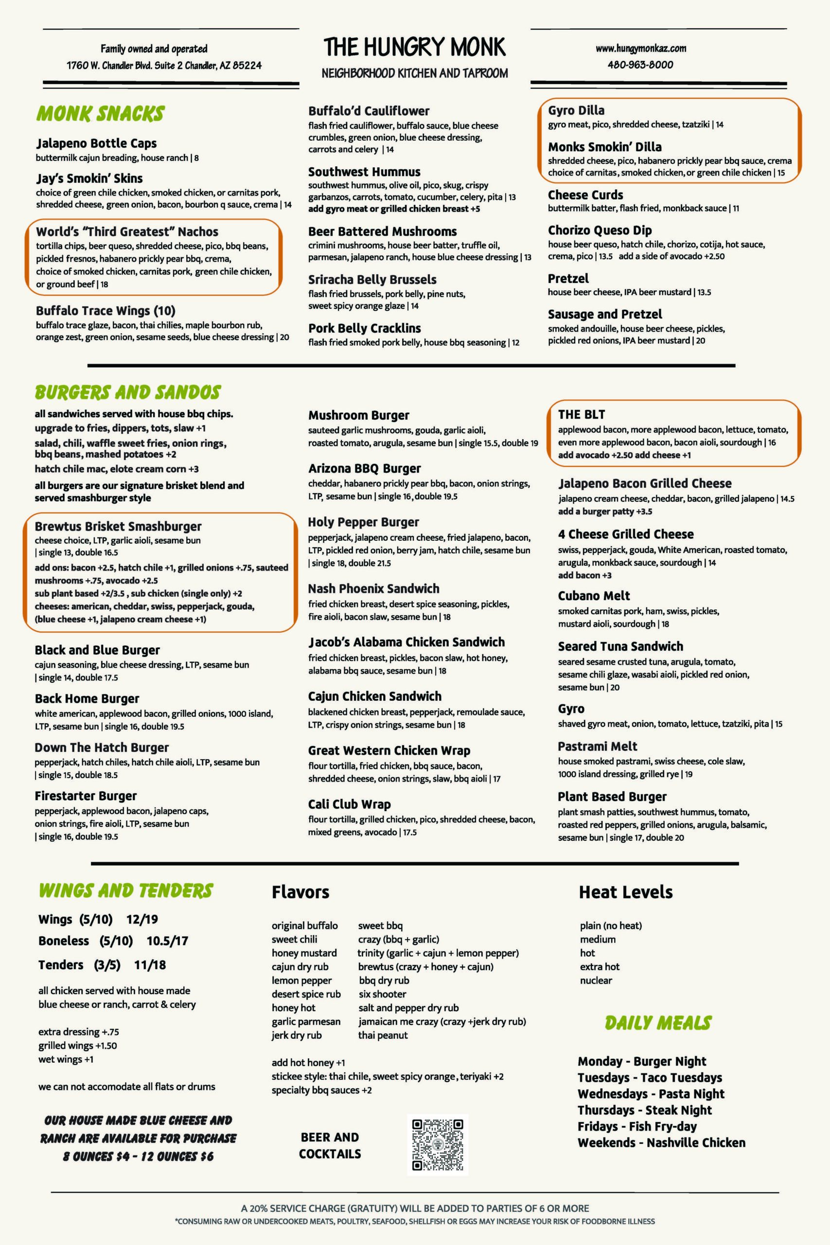 Food - The Hungry Monk